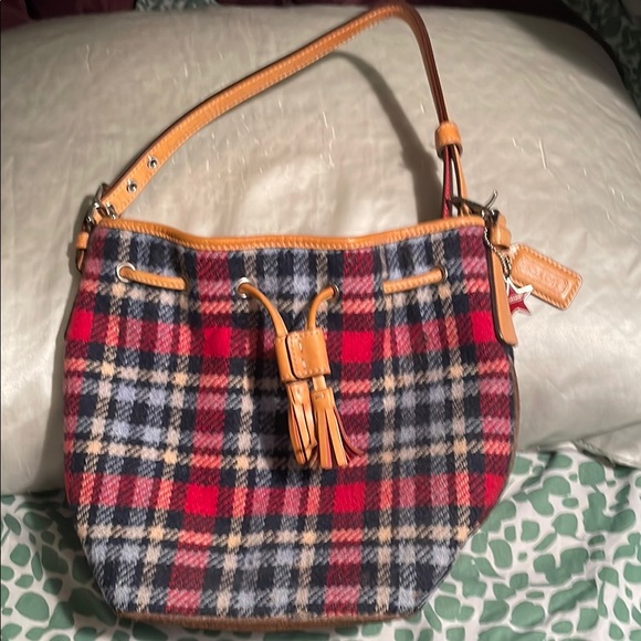 Coach | Bags | Coach Wool Plaid Bucket Bag | Poshmark